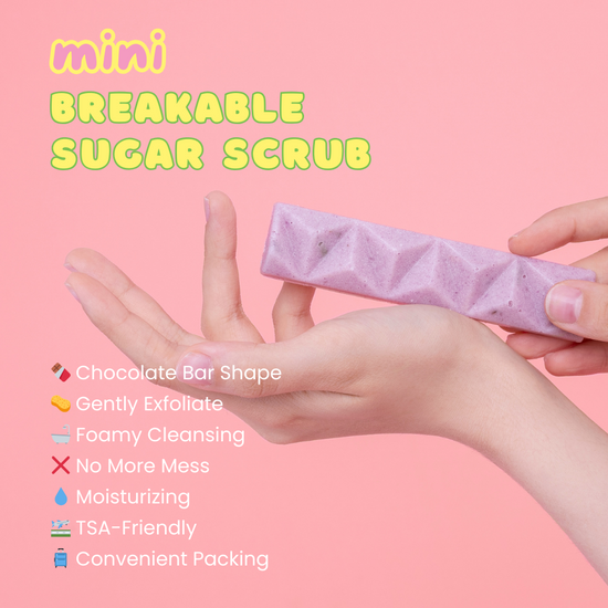 Choco Body Scrub Mini - Travel Size Body Exfoliation – Butter & Me