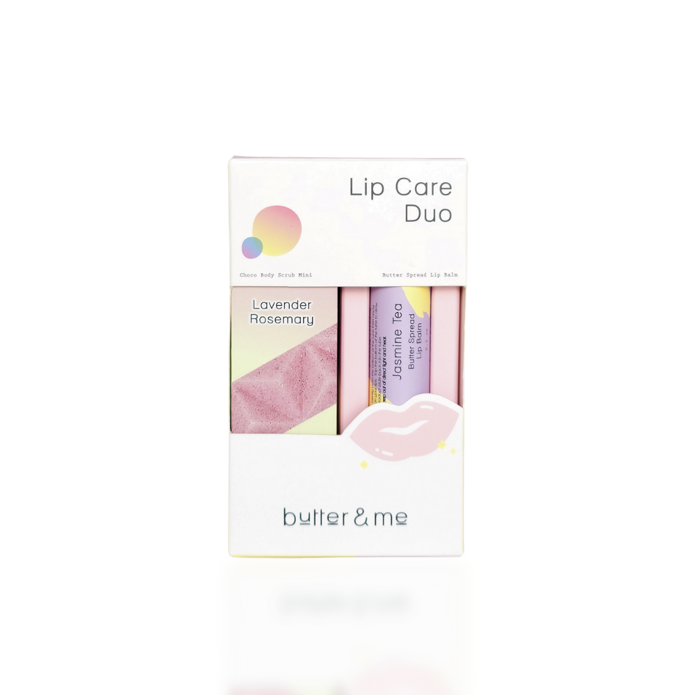 Lip Care Duo - Lip Scrub + Lip Balm for Soft, Smooth Lips – Butter & Me